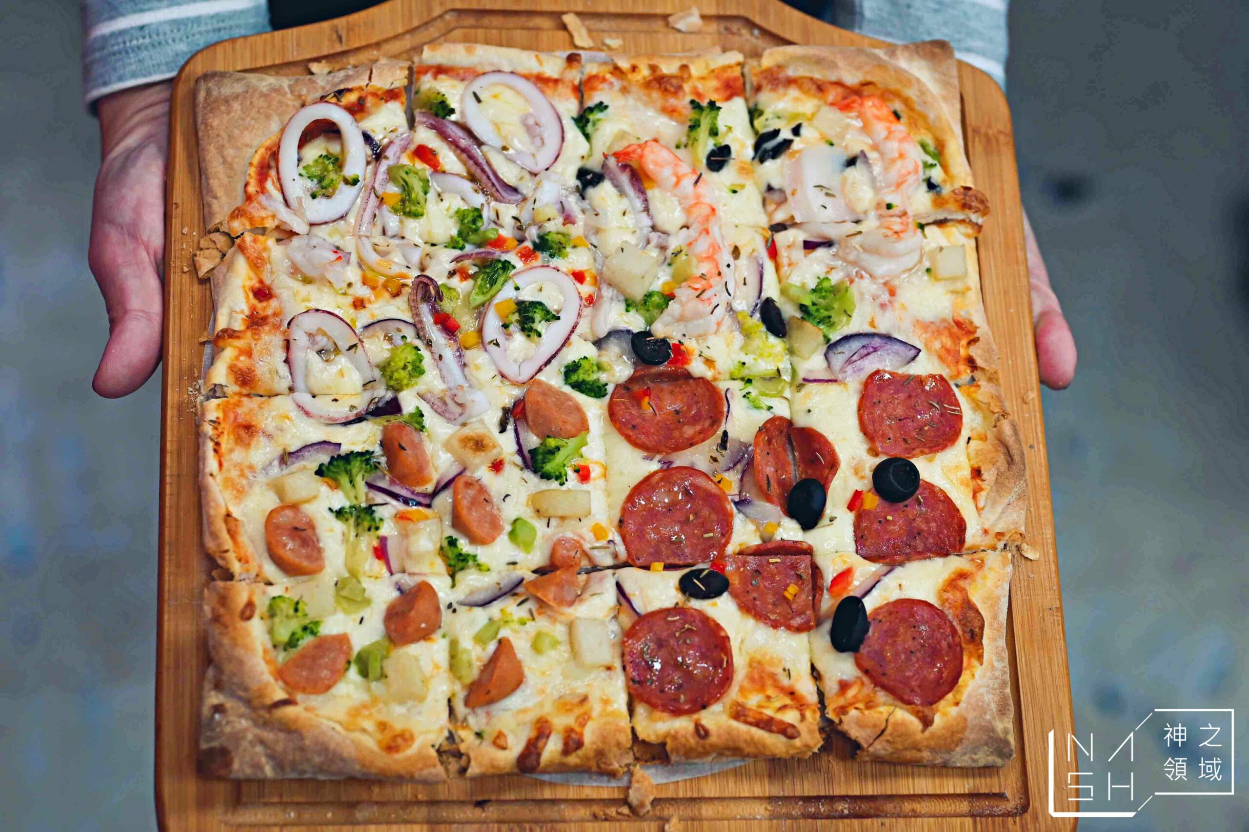 【士林美食】愛披薩ipizza，劍潭站九宮格披薩推薦 (菜單) @Nash，神之領域