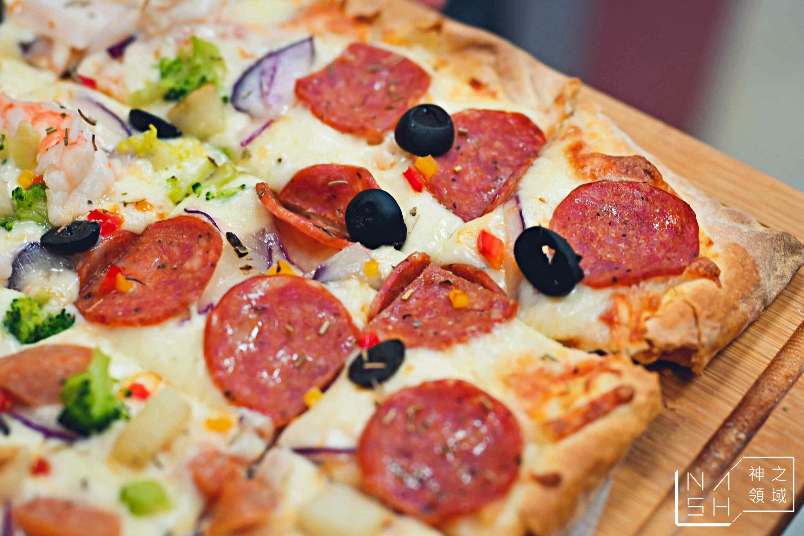 【士林美食】愛披薩ipizza，劍潭站九宮格披薩推薦 (菜單) @Nash，神之領域